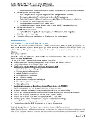 Resume Sandeep Patil Pdf