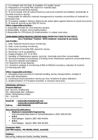 Mohan Dhumale | DOCX