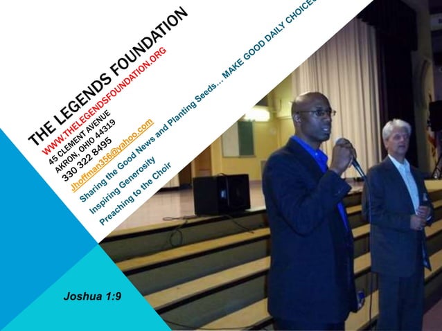 The Legends Foundation Outreach - Churches | PPT