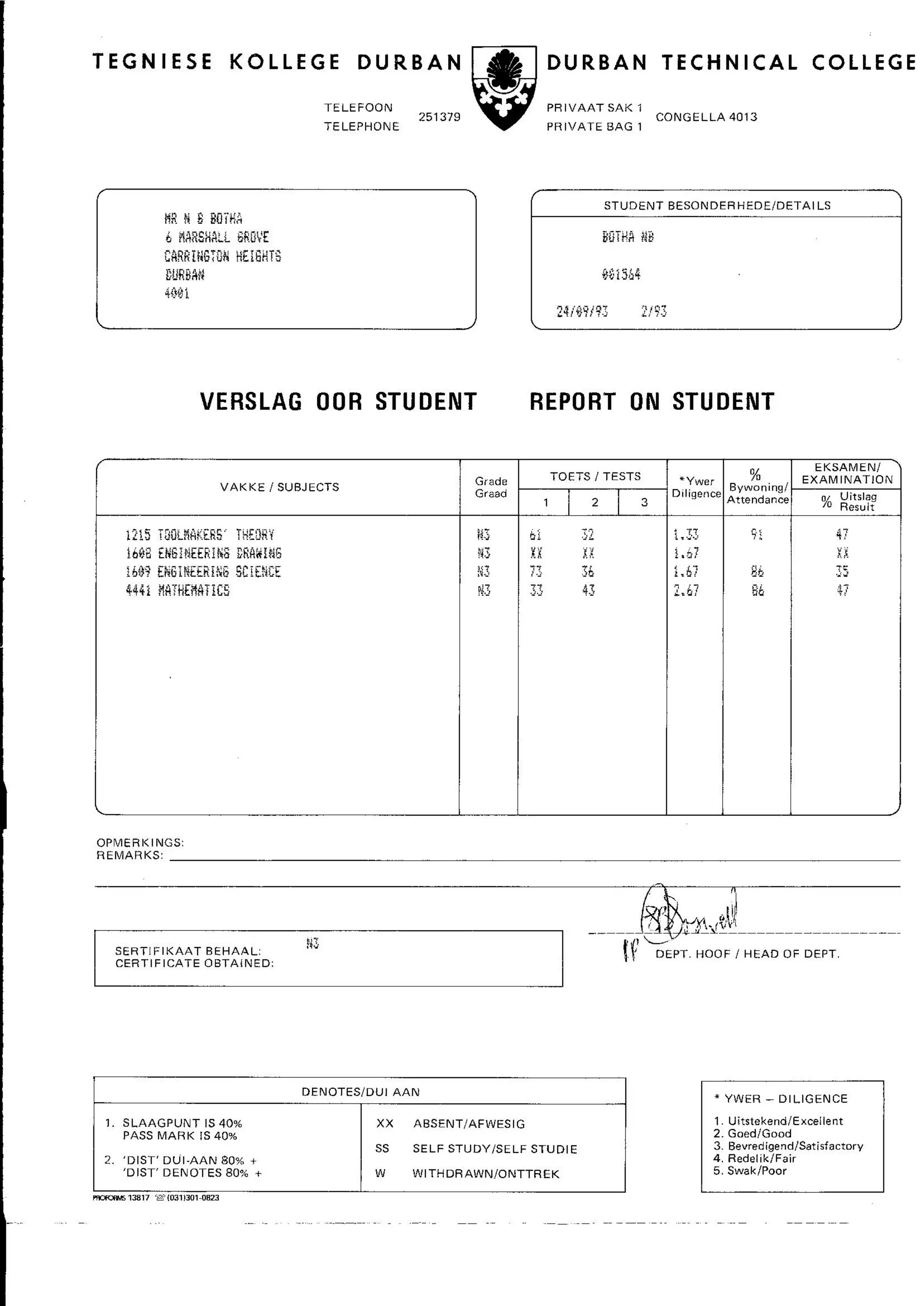 N3 Certificate | PDF