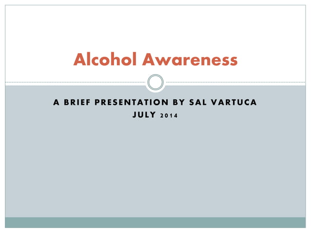Alcohol Awareness | PPT