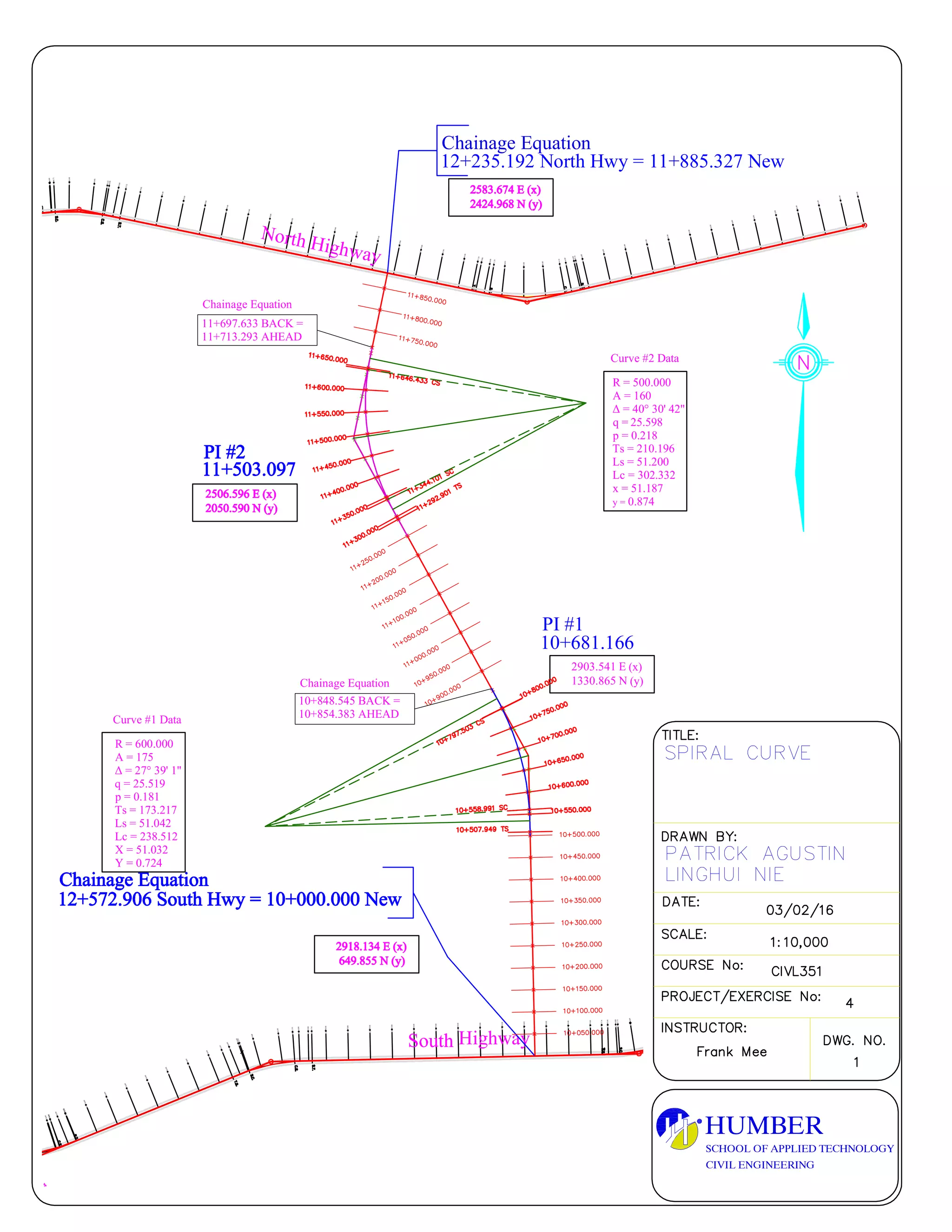Spiral Curve - Horizontal Alignment | PDF