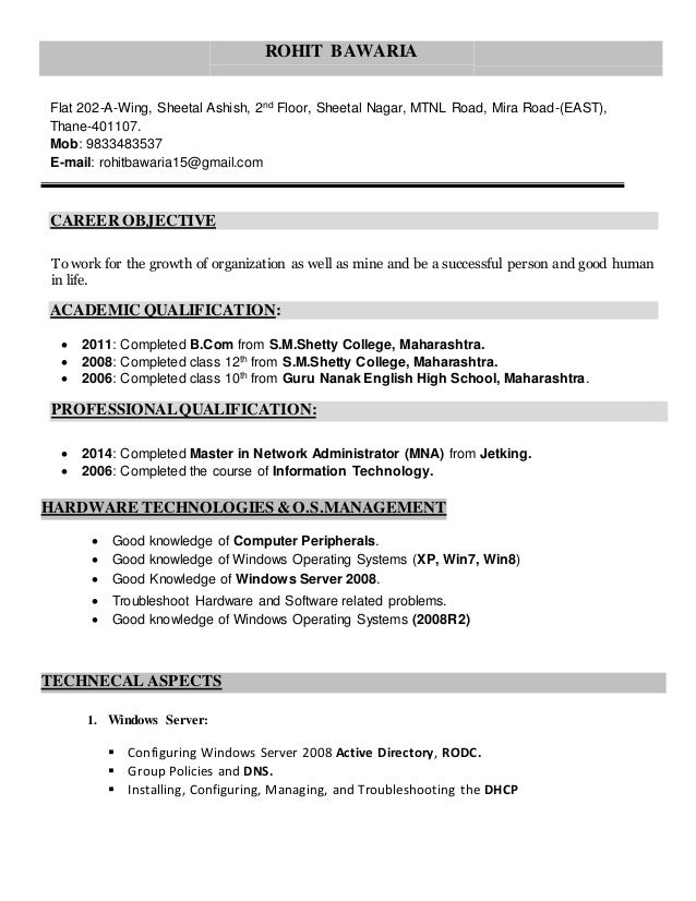 Rohit Resume