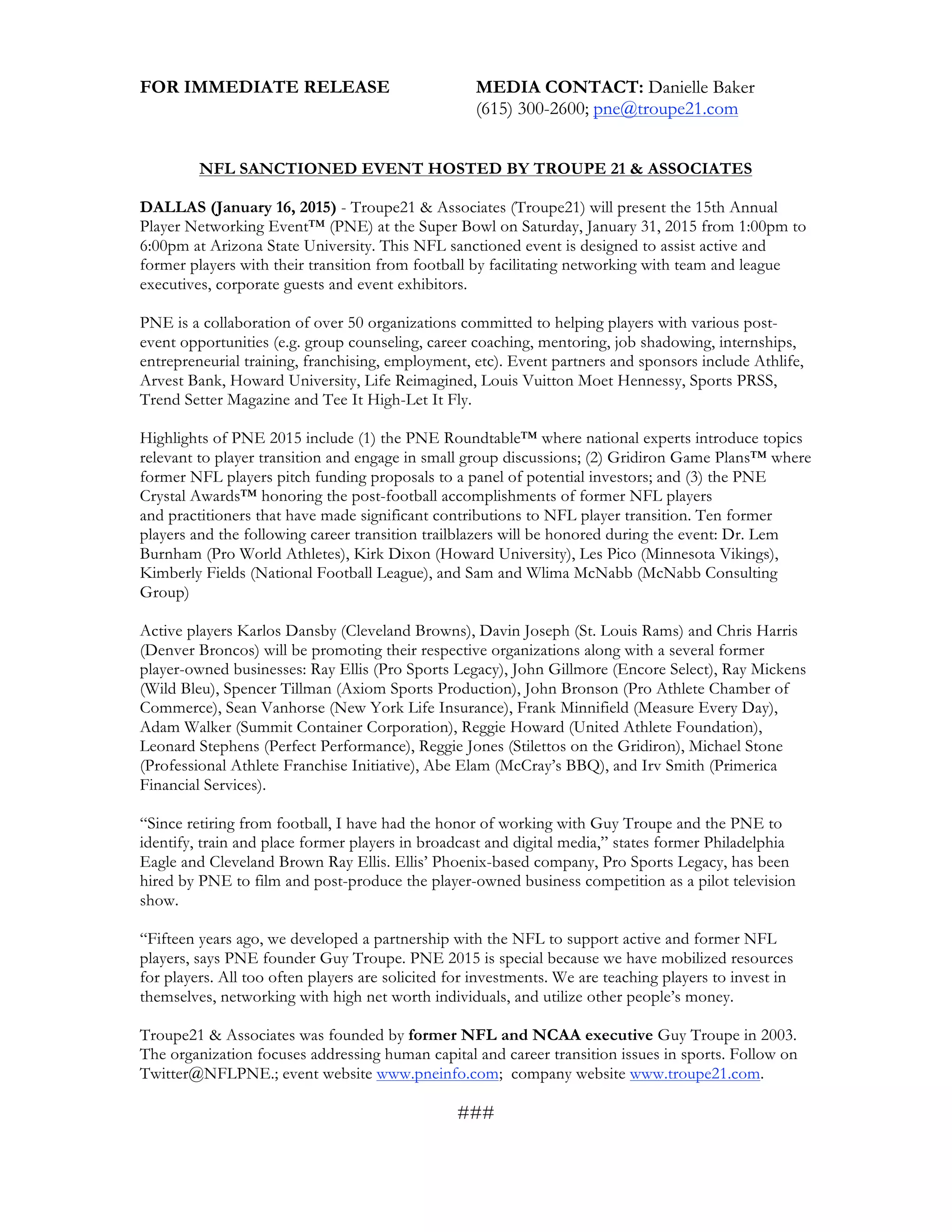 2015 PNE Press Release | PDF