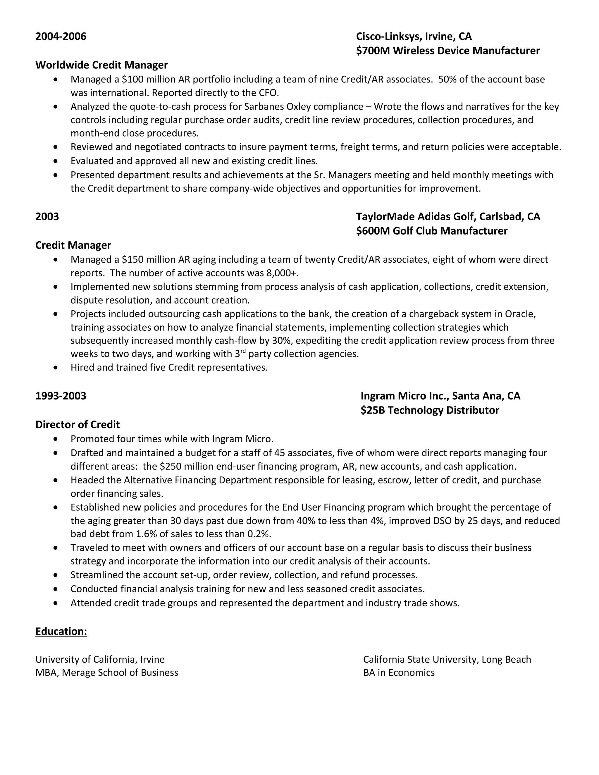 Brett Morris Resume | DOC