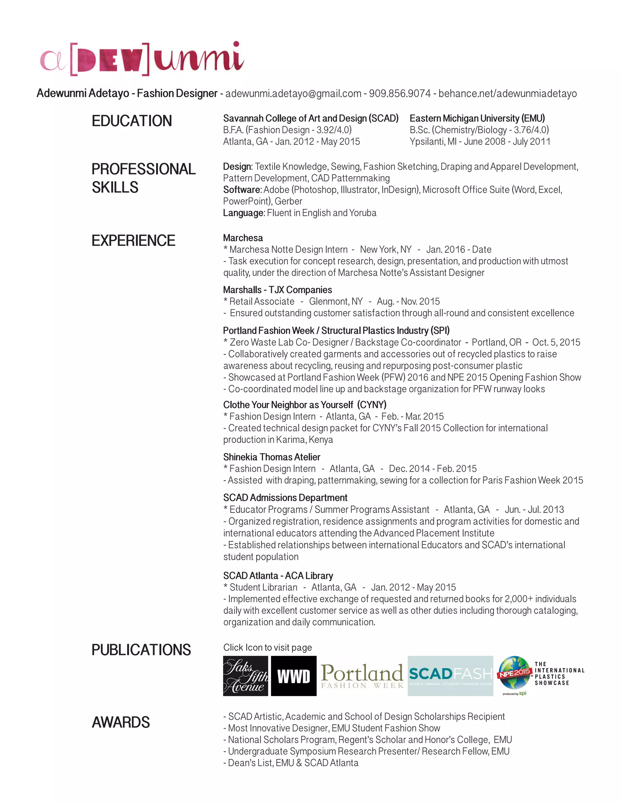 Adewunmi Adetayo - Resume | PDF