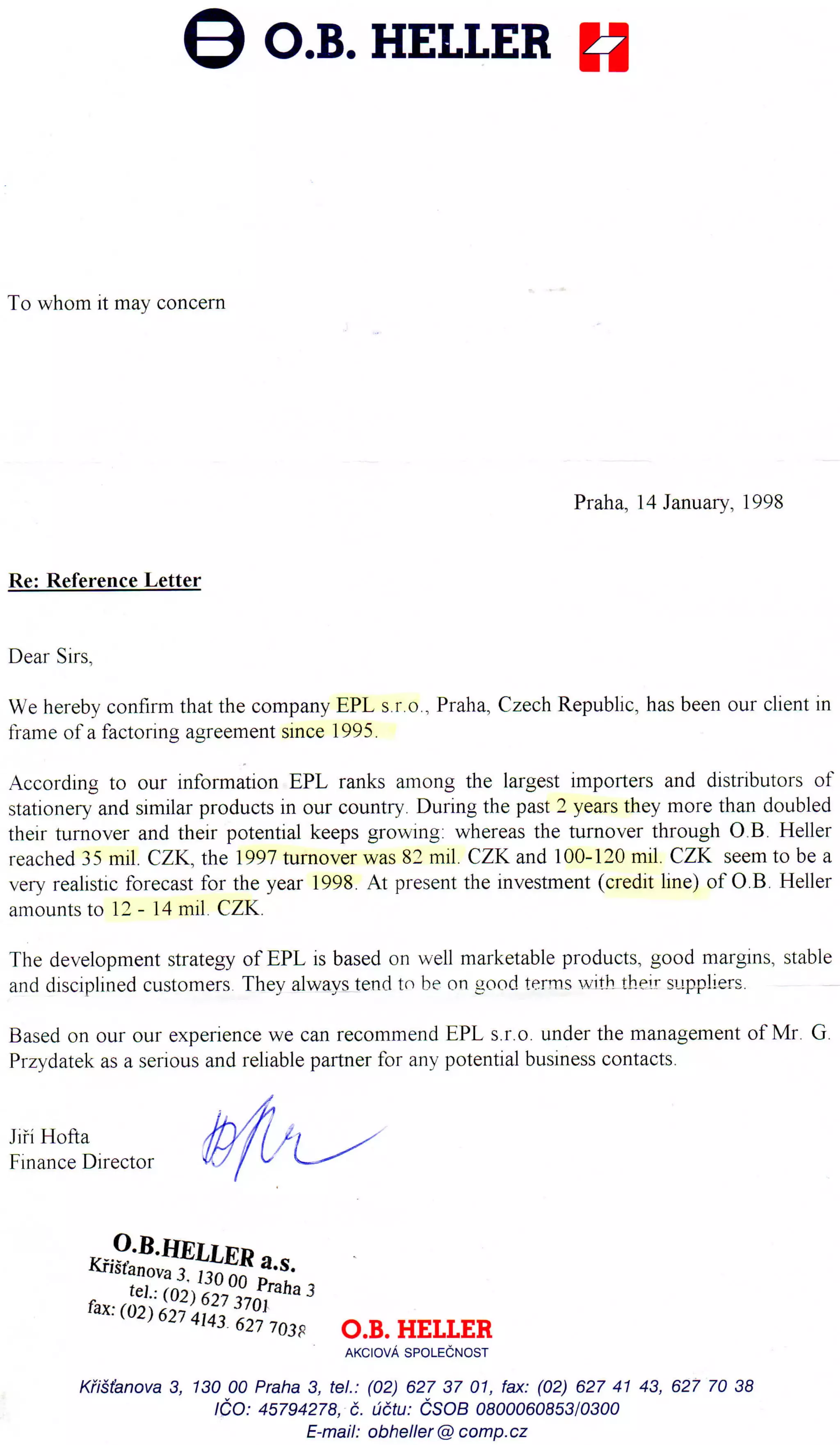 ref. letter,OB Heller | PDF