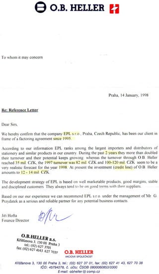 ref. letter,OB Heller | PDF