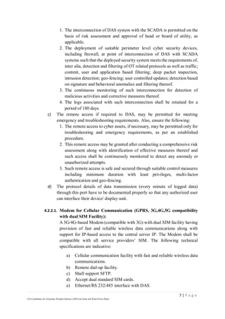 Weather Station for Solar PV Plant – As per CAE 2025 Guidelines | PDF