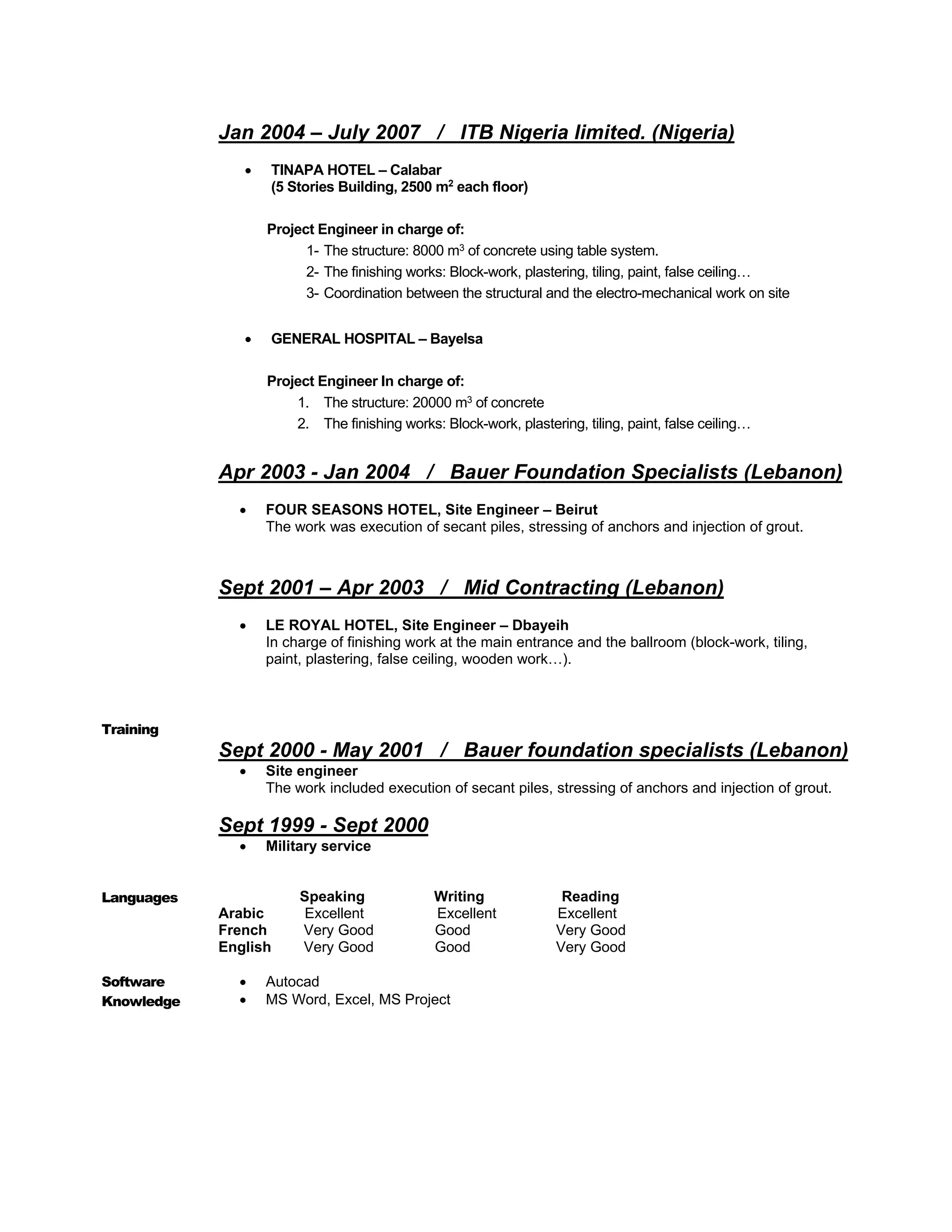Hady Sawaya CV | PDF