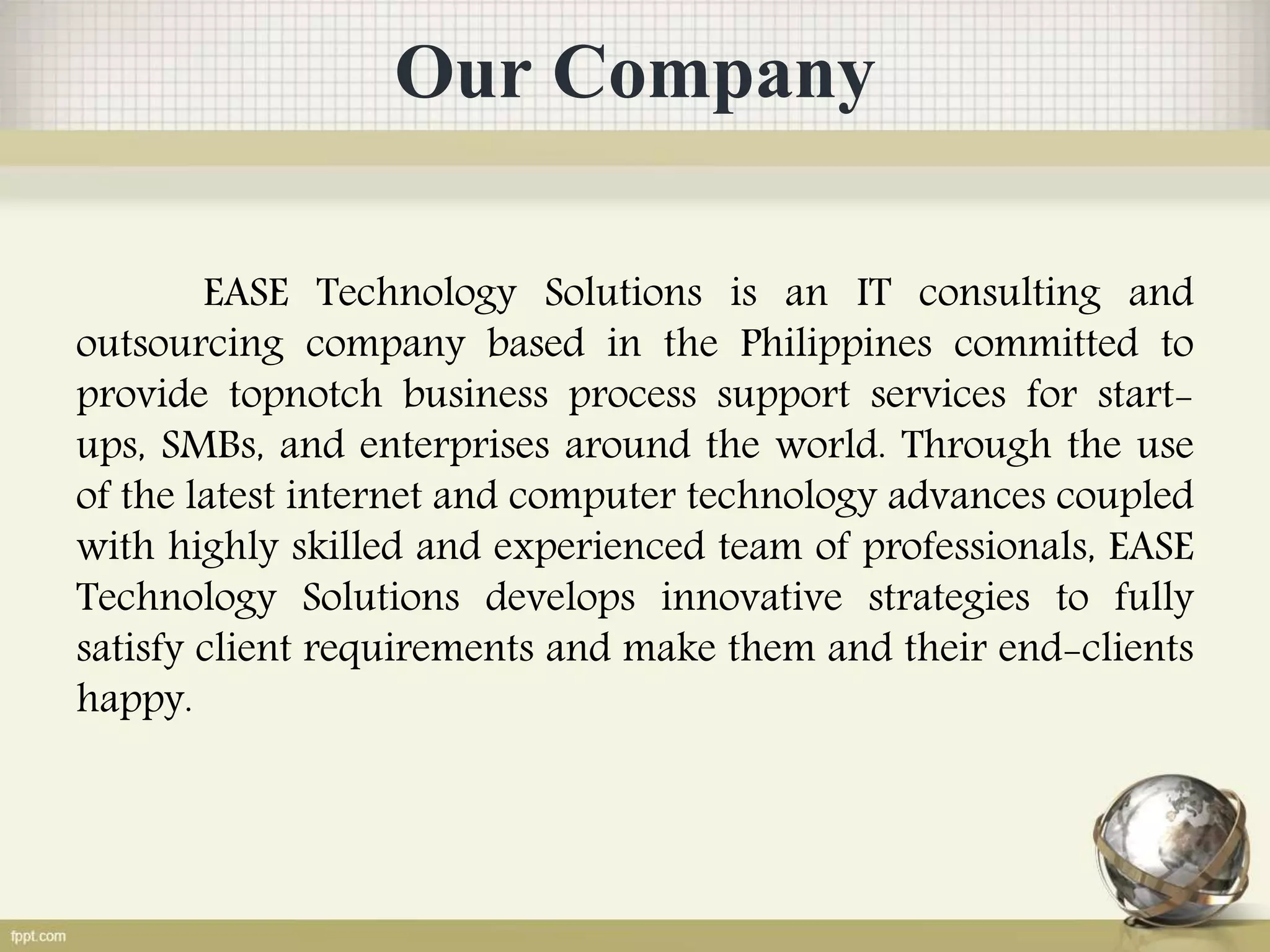EASE Technology Solutions | PPT