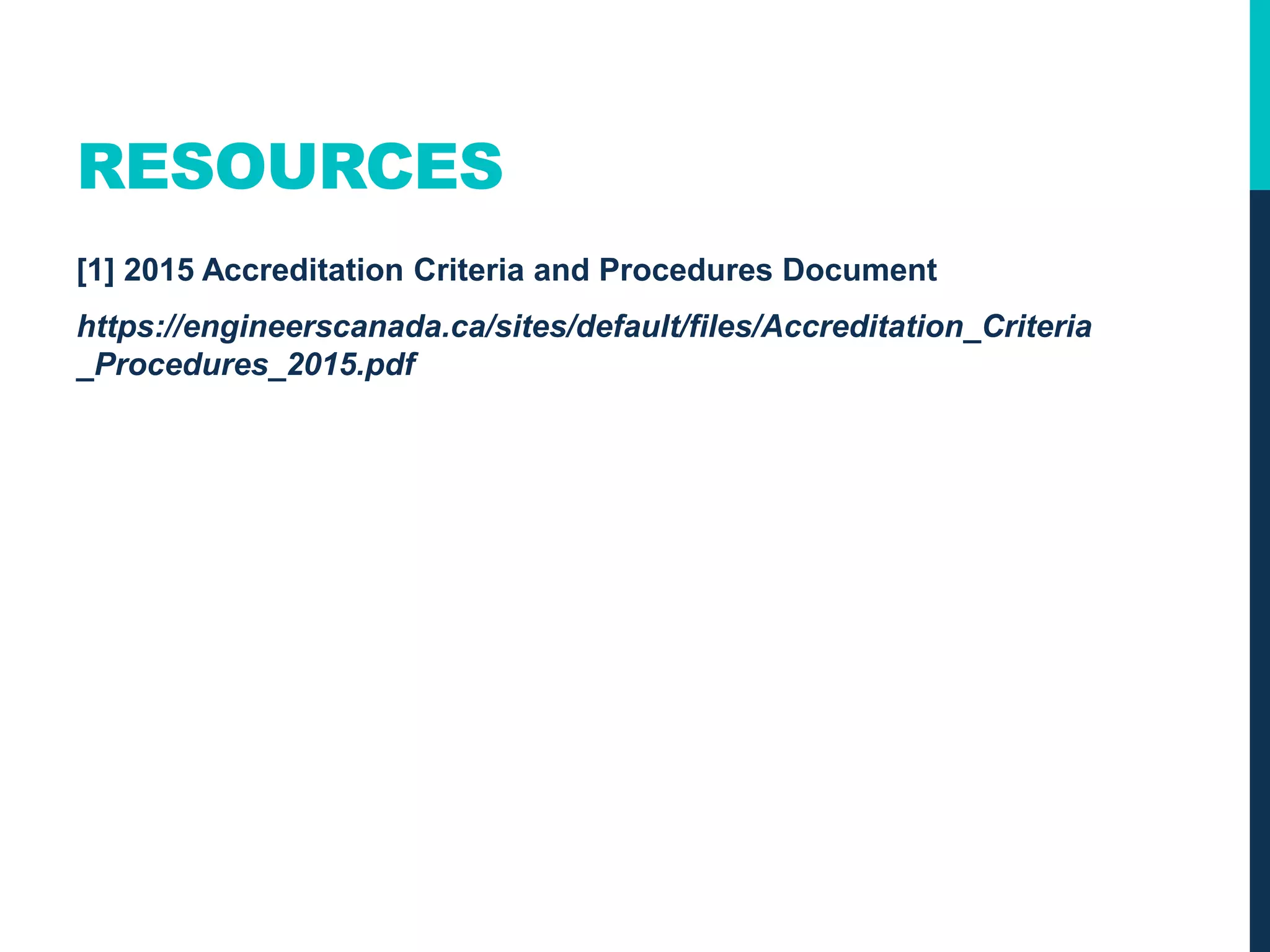 Engineers Canada Accreditation Board Engineering Education Overview | PPT