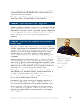 Cea copper theft | PDF | Power and Energy Industry | Industries