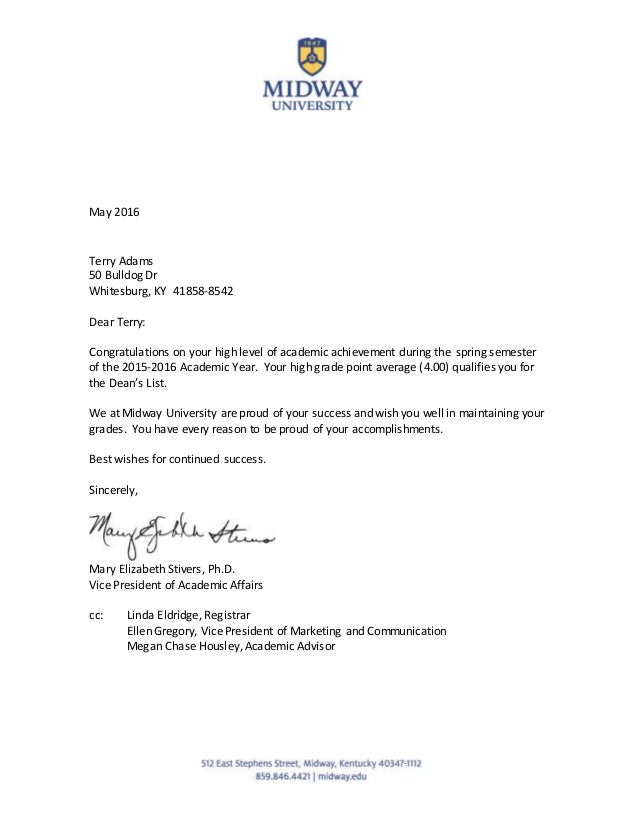 Appeal Letter To Dean For Graduation Appeal Letter To Dean For Graduation