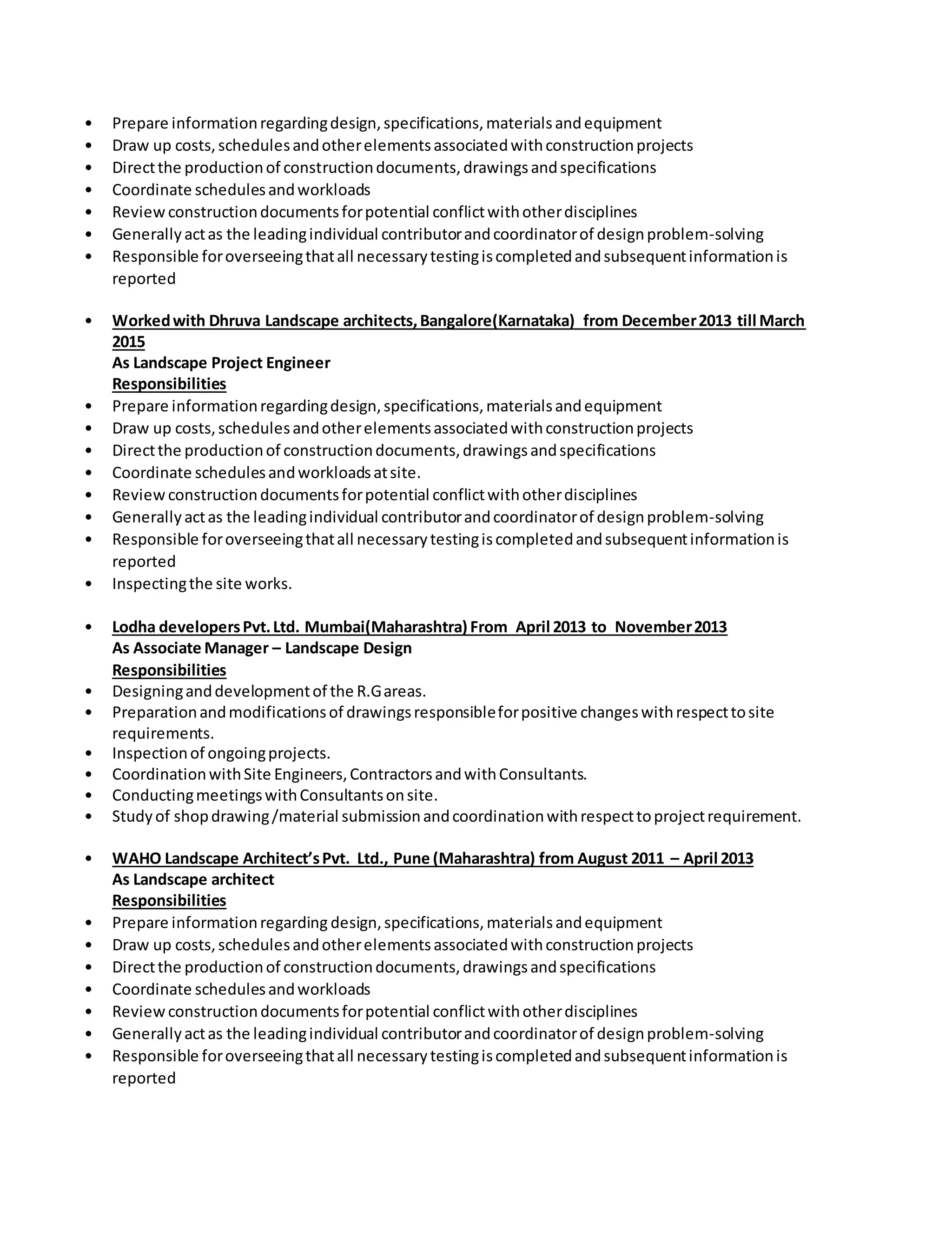 Prashant Patil_original | DOCX | Civil Engineering Industry | Industries