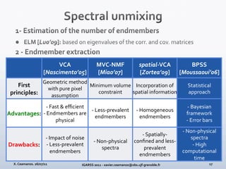 BLIND SOURCE SEPARATION OF HYPERSPECTRAL DATA IN PLANETARY REMOTE SENSING: ENDMEMBER EXTRACTION ...