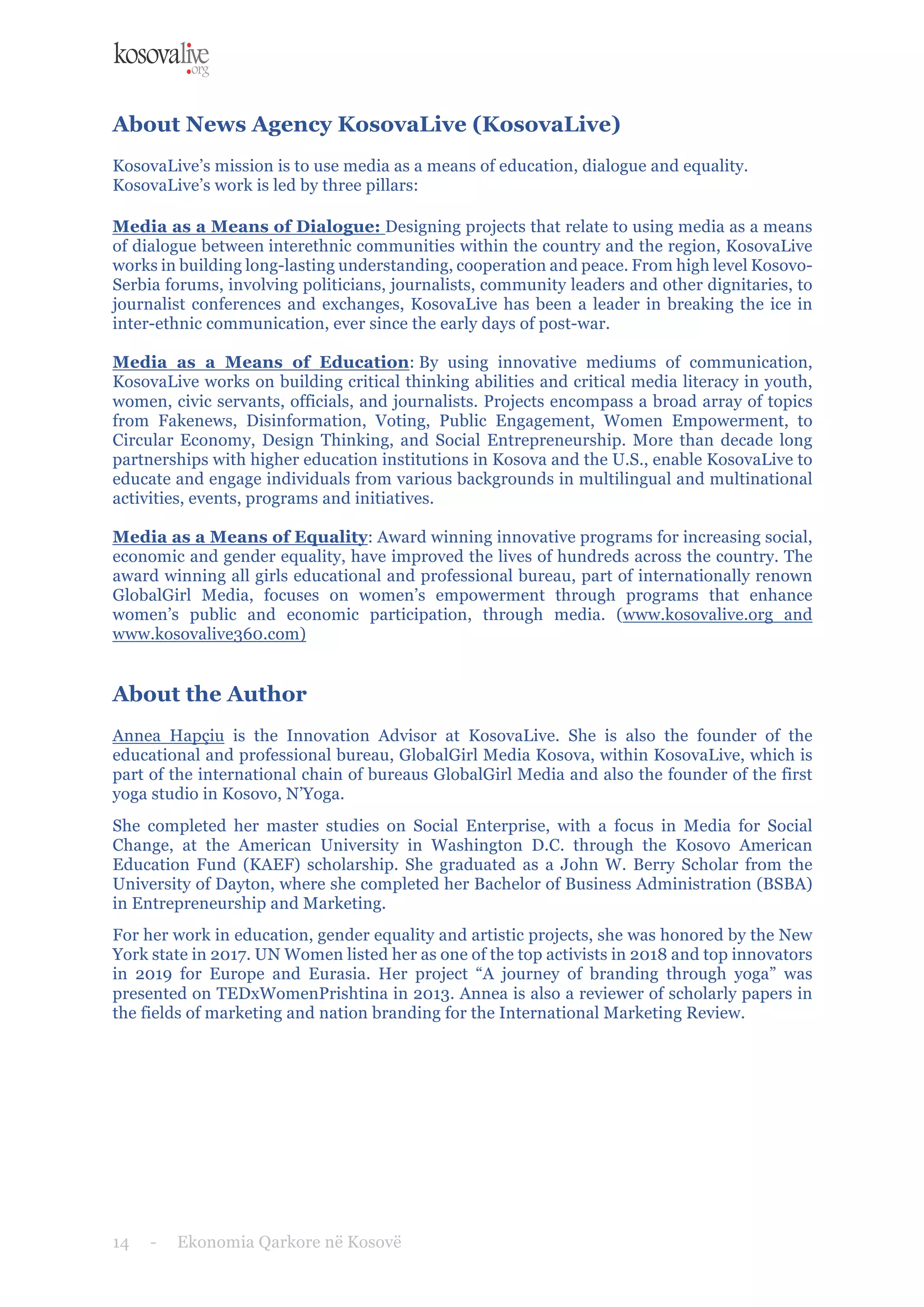 Circular Economy in Kosovo | PDF