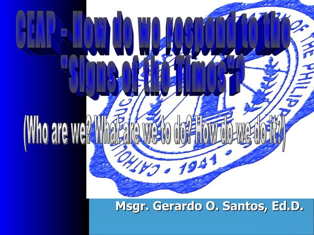 Ceap National Convention 2008 Talk By Mgos | PPT