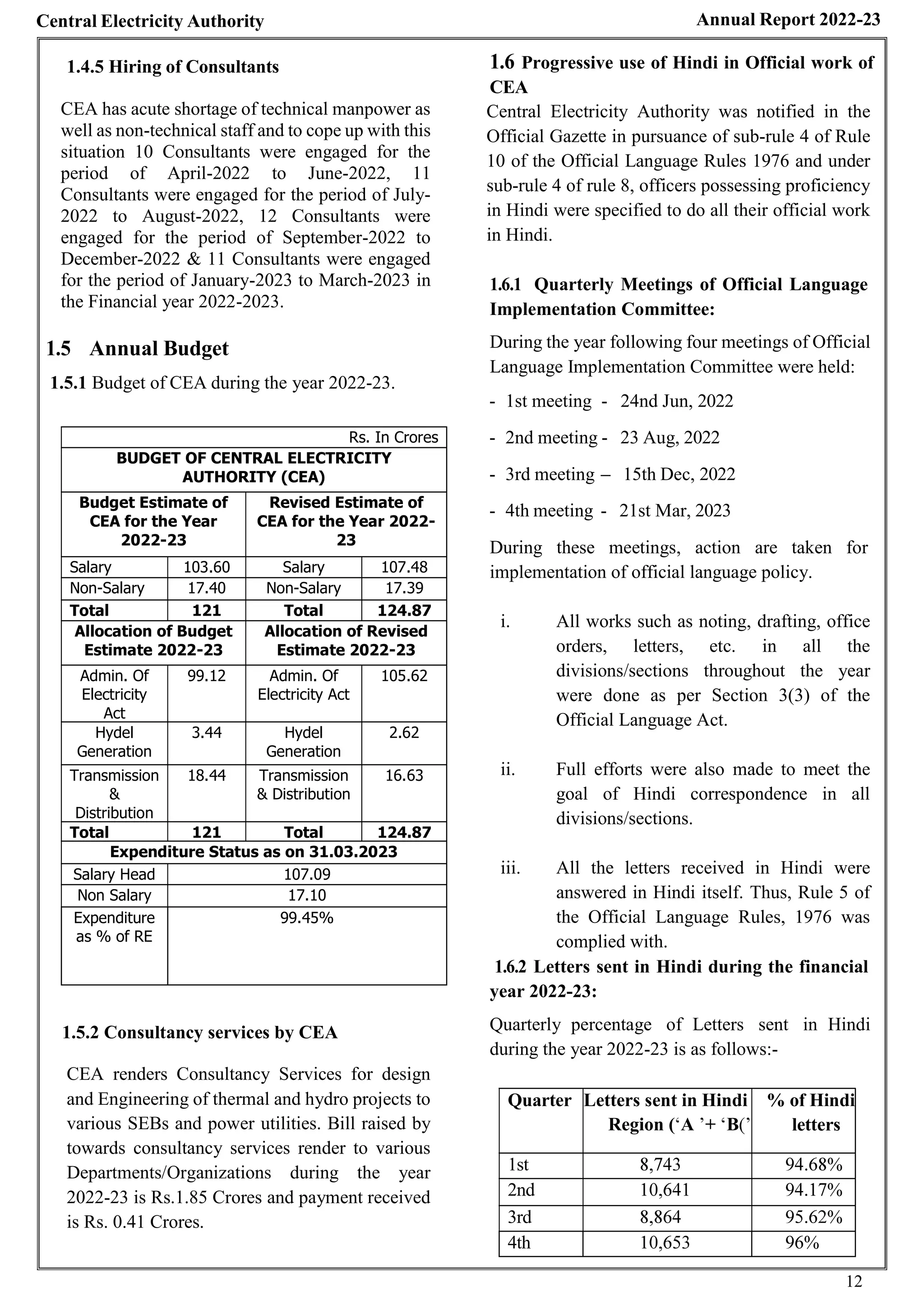 CEA REPORT 23.pdf centre electricity authority report 2023 | PDF