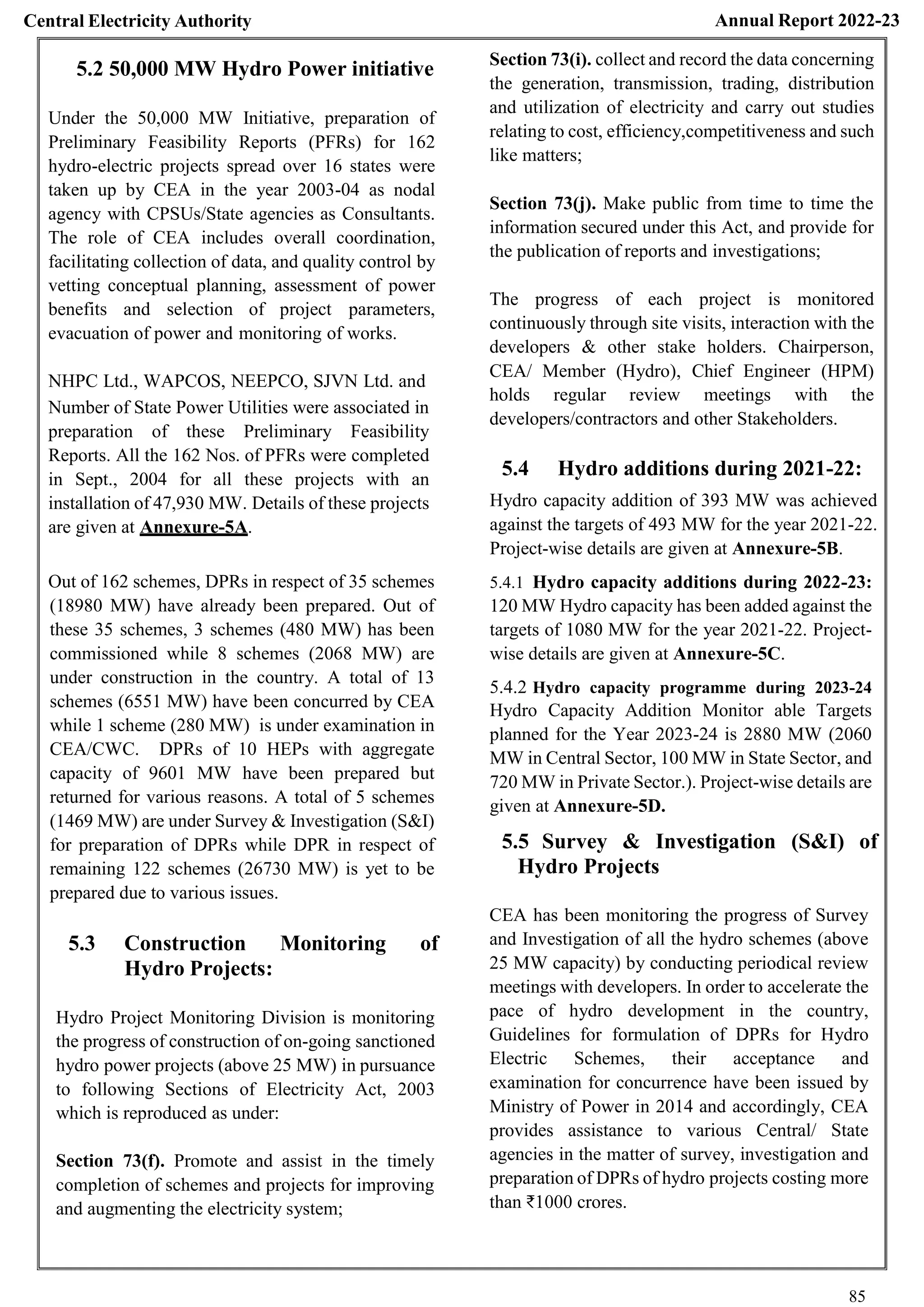 CEA REPORT 23.pdf centre electricity authority report 2023 | PDF