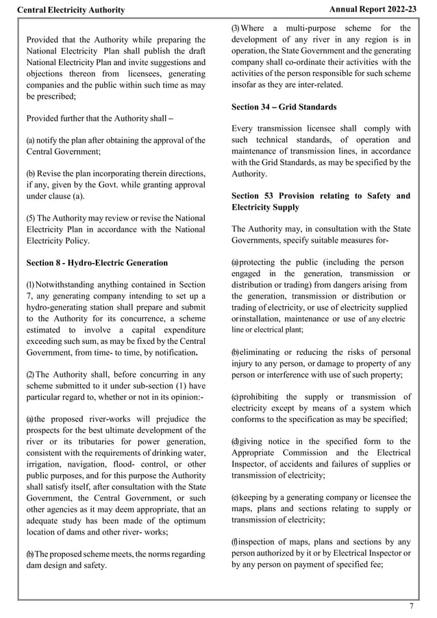 CEA REPORT 23.pdf centre electricity authority report 2023 | PDF