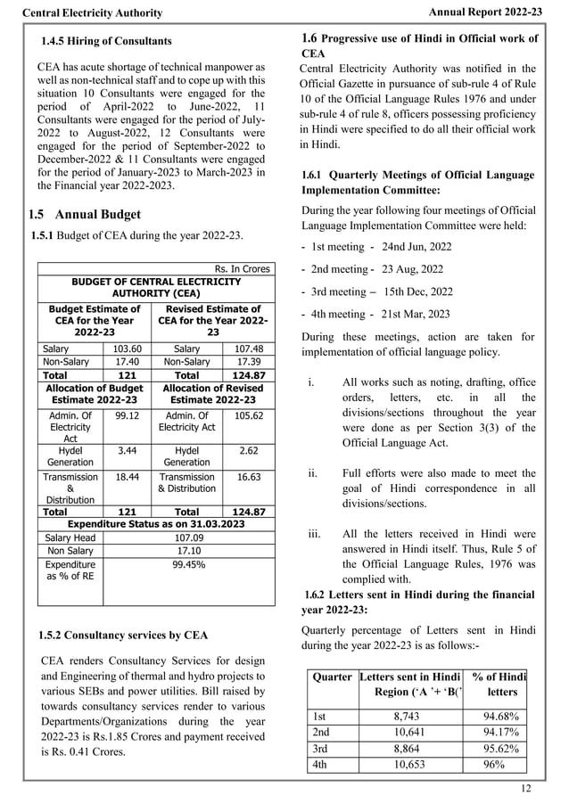 CEA REPORT 23.pdf centre electricity authority report 2023 | PDF