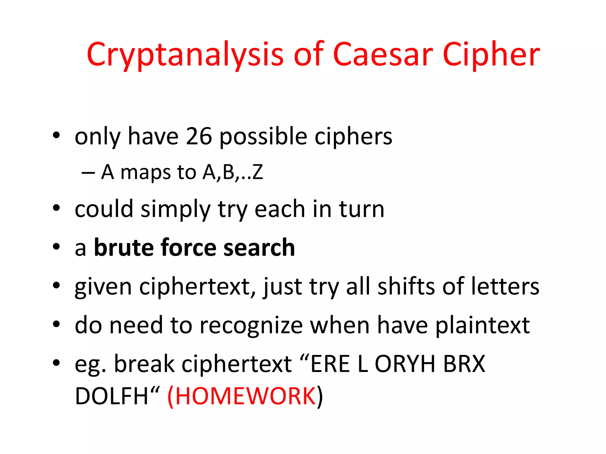 Simple Overview Caesar and RSA Encryption_by_Tarek_Gaber | PDF ...