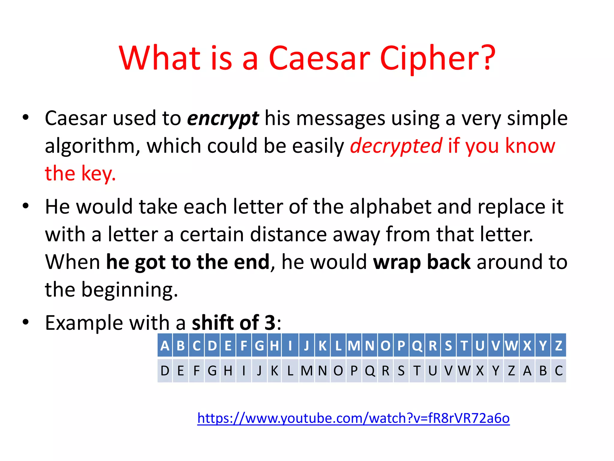 Simple Overview Caesar and RSA Encryption_by_Tarek_Gaber | PDF ...