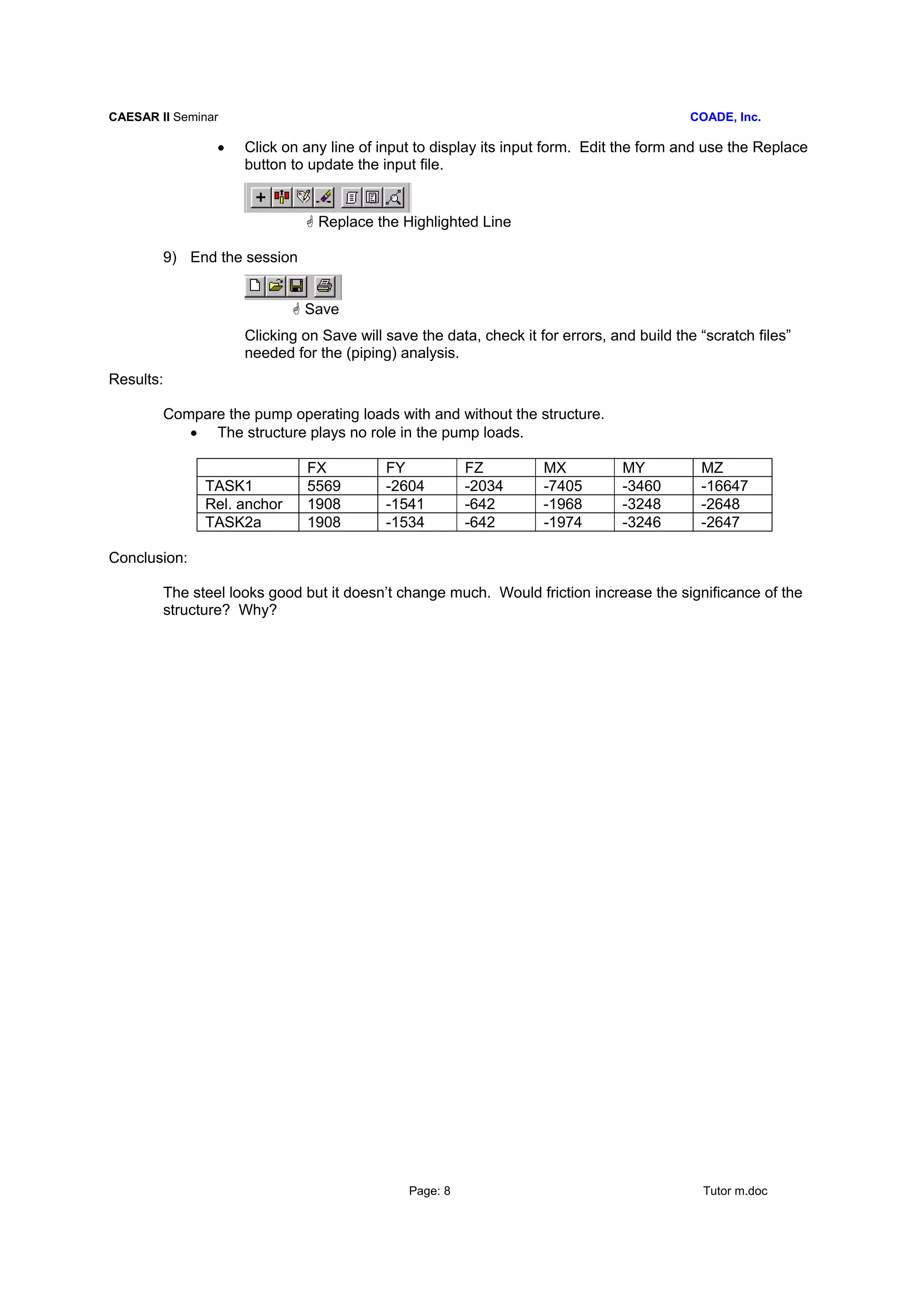 Caeser II manual | PDF