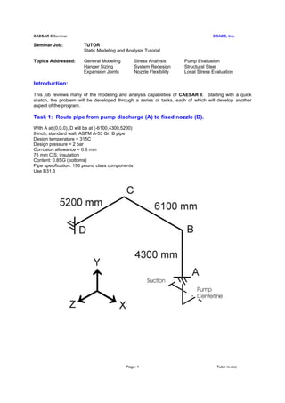 Caeser II manual | PDF