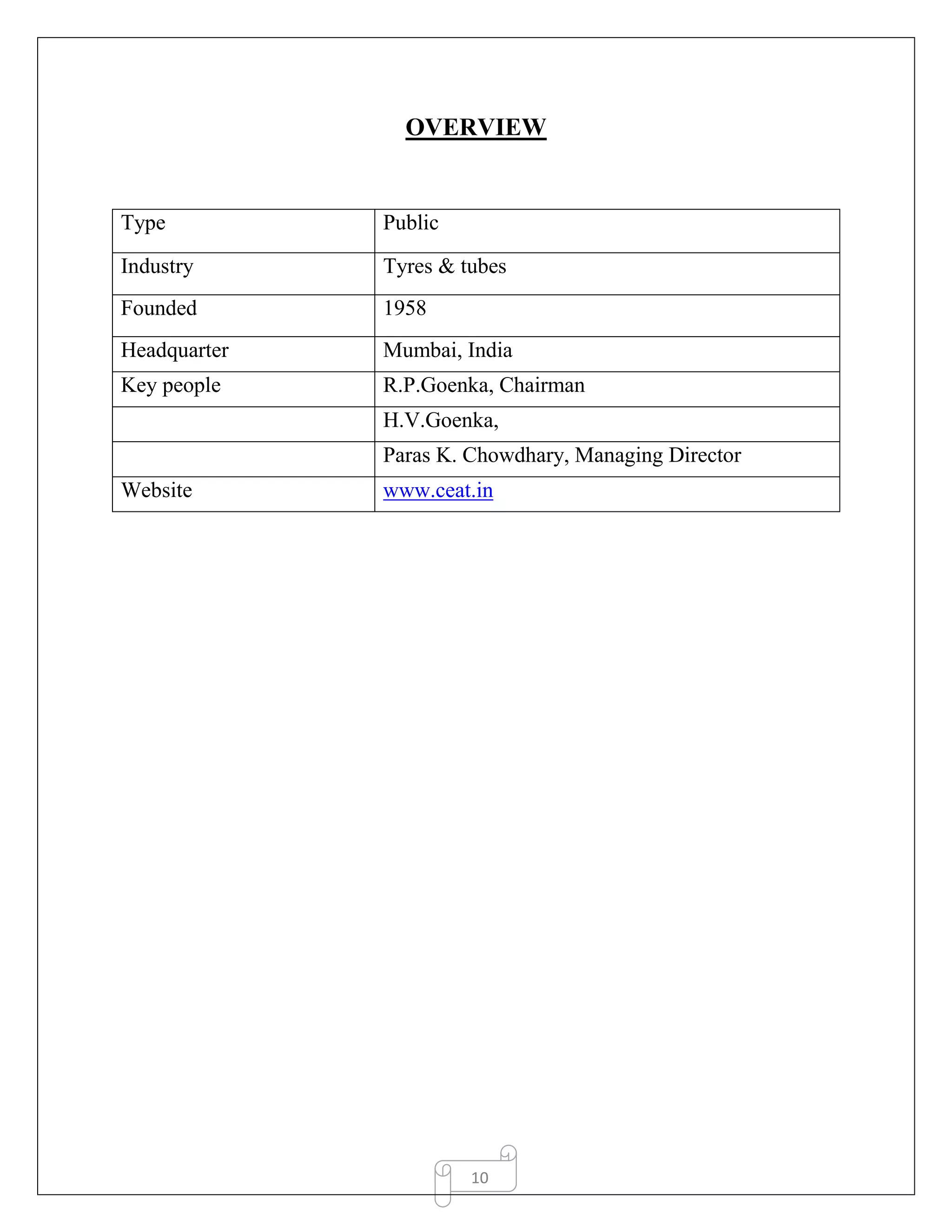 Ceat tyre PROJECT REPORT | PDF
