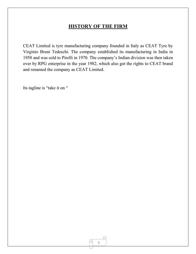 Ceat tyre PROJECT REPORT | PDF | Automotive Industry | Industries