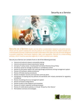 Security as a Service flyer | PDF