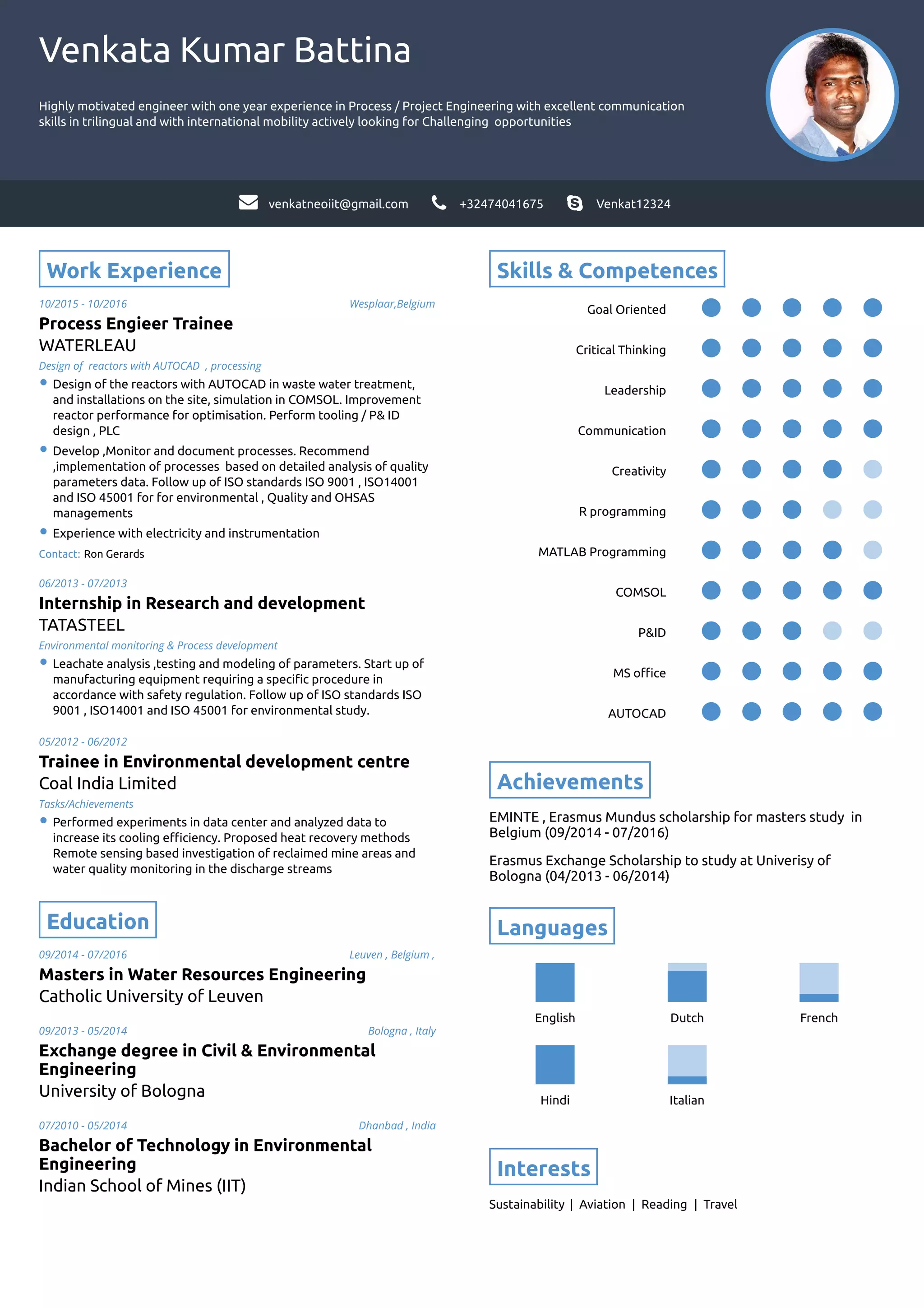 Venkat Kumar's Resume | PDF