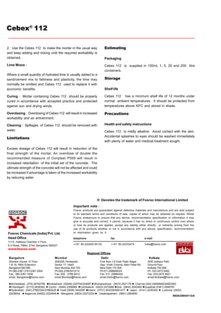 Cebex 112 | PDF