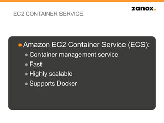 Docker in der Cloud | PPTX | Cloud Computing | Internet