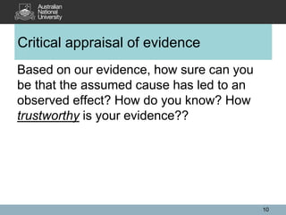 Teaching Evidence-Based Management Through Learning Activities | PPTX