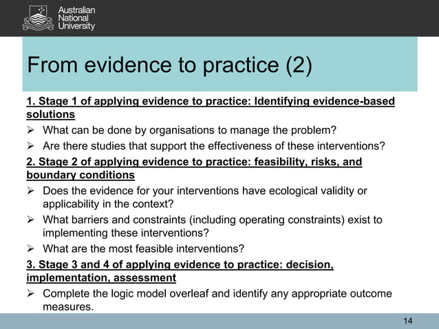 Teaching Evidence-Based Management Through Learning Activities | PPTX ...