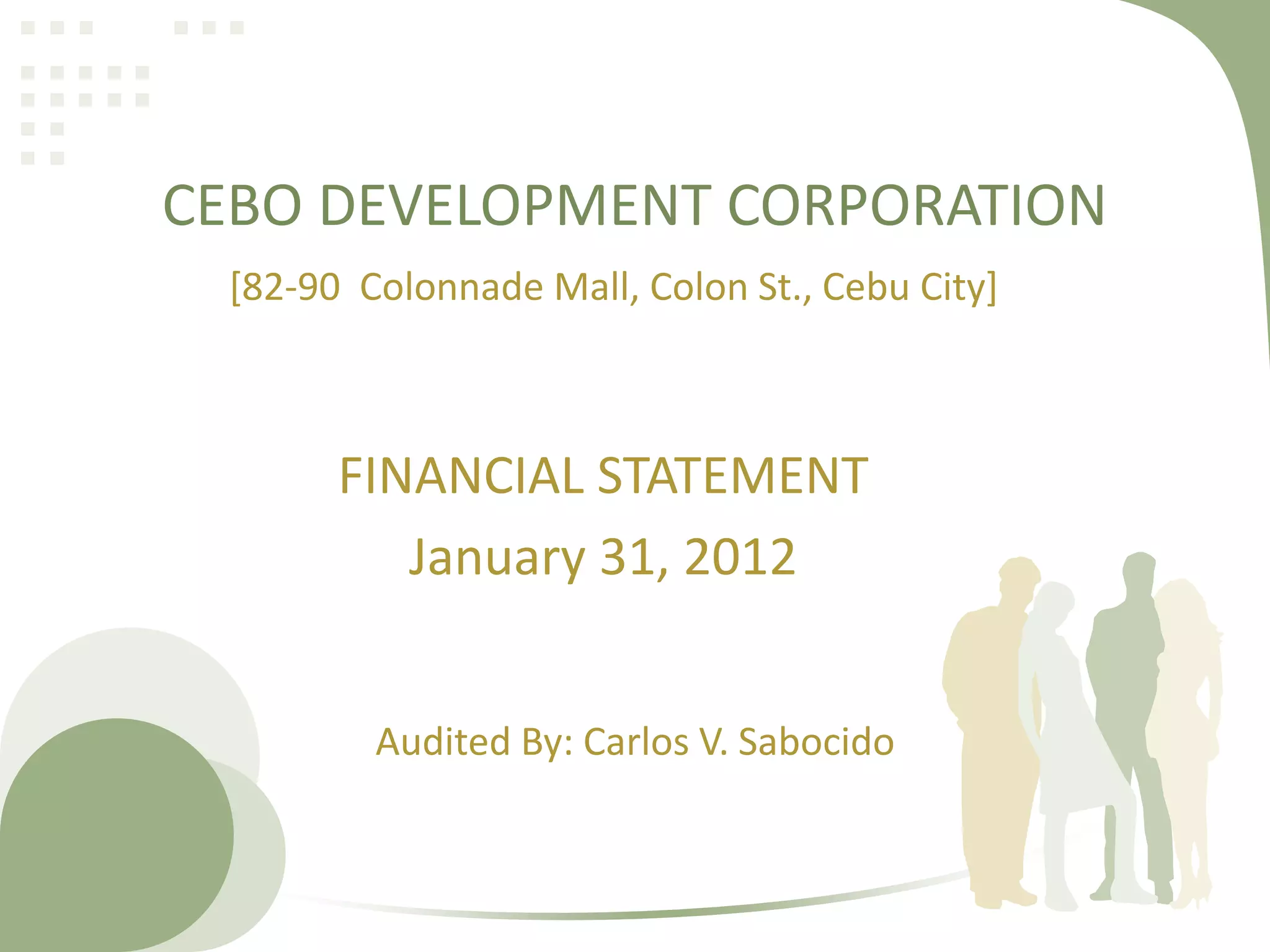 Cebo development corporation | PPT