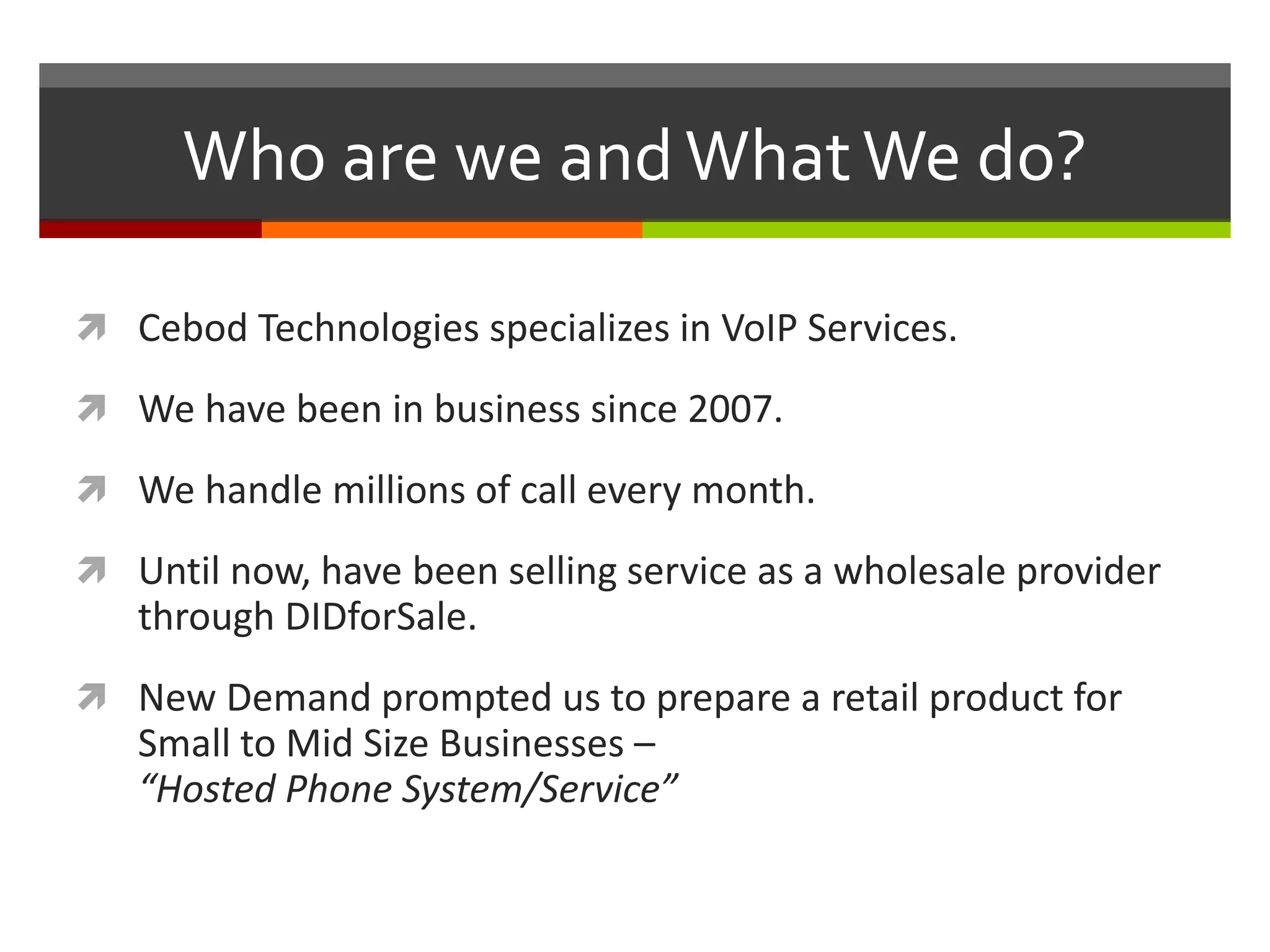 Cebod telecom Channel Partner | PPTX | Telecommunications Industry ...