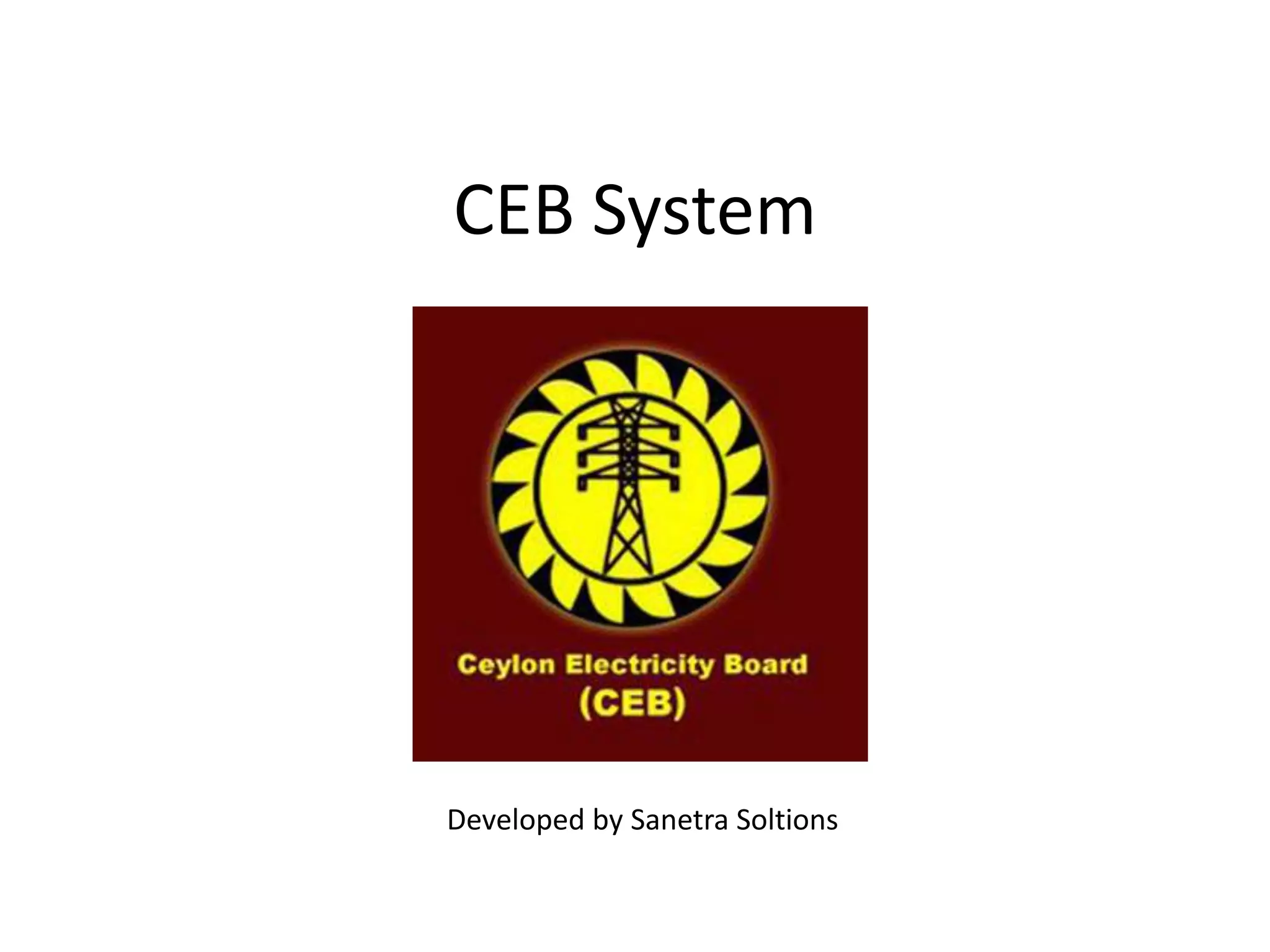 Ceylon Electricity Board : Data Base Management System | PPT