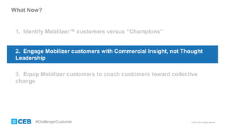An Introduction to The Challenger Customer [Pat Spenner, CEB] | PPT