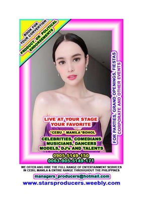 CEBU MODELS AND TALENTS AGENCY, CEBU COMMERCIAL MODELS, CEBU DANCERS ...