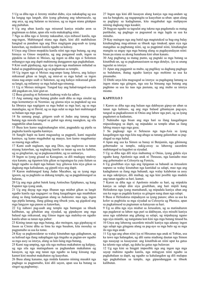 Cebuano - 2nd Maccabees.pdf