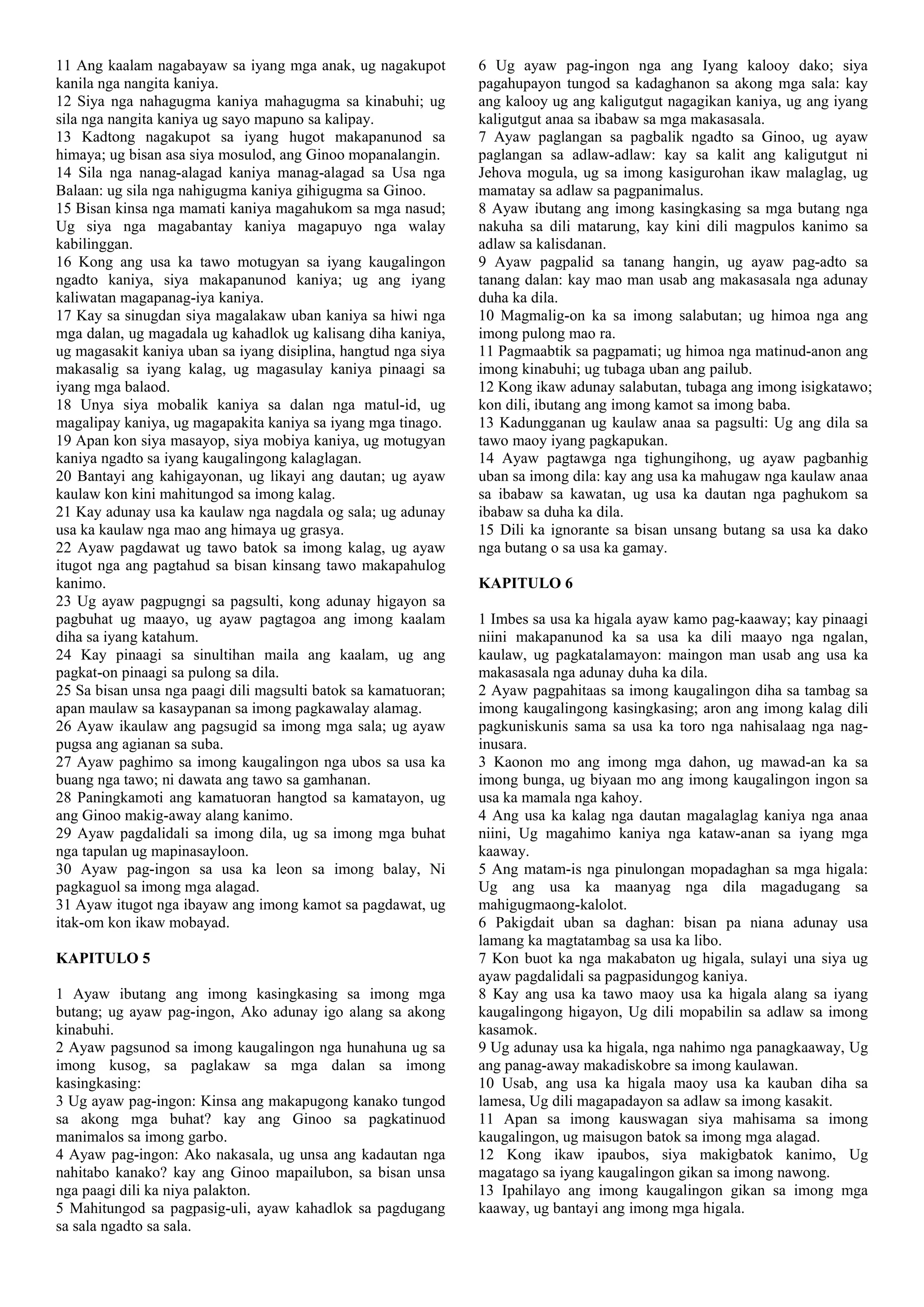 Cebuano - Ecclesiasticus.pdf