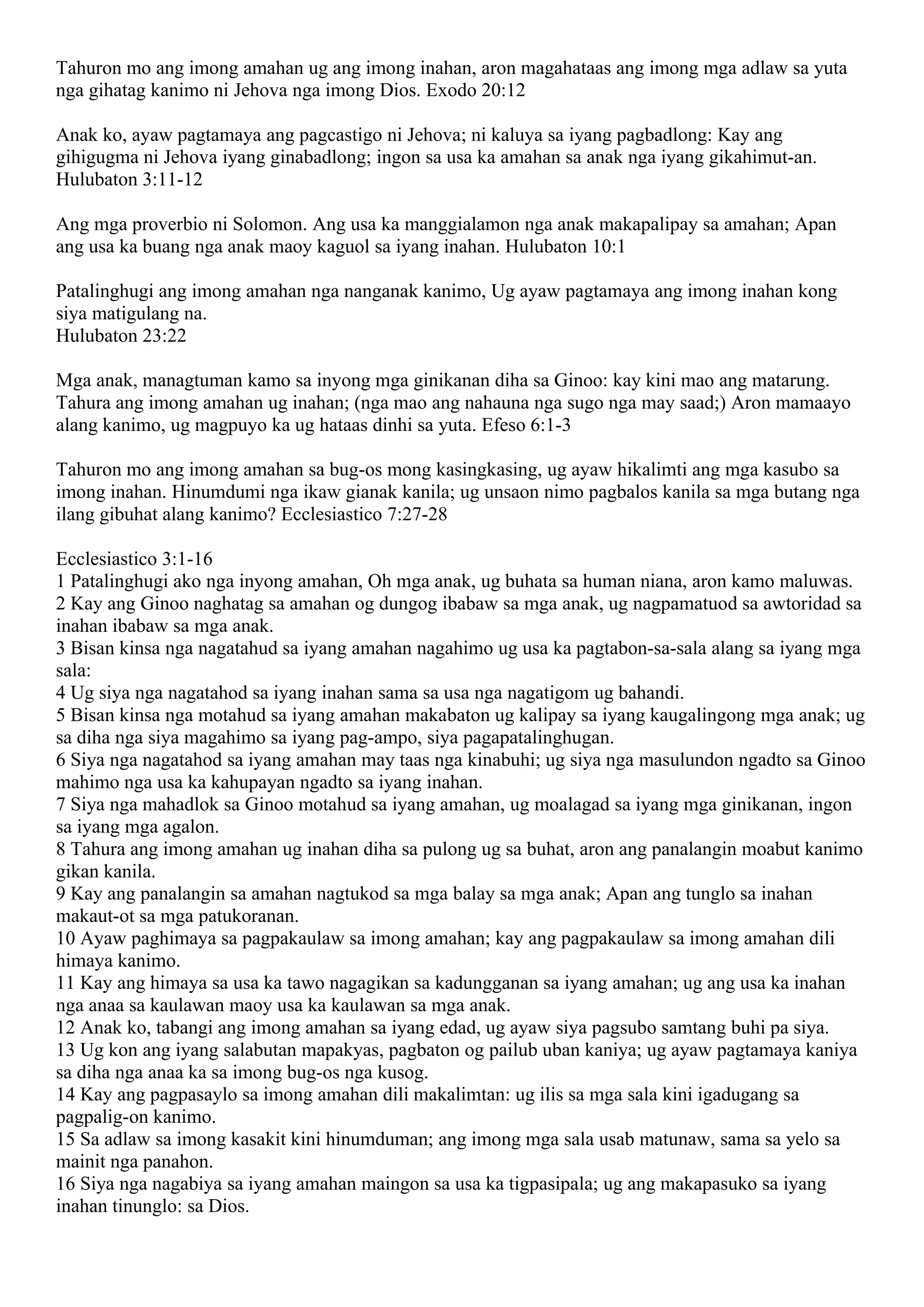 Cebuano - Honor Your Parents Your Father and Mother.pdf