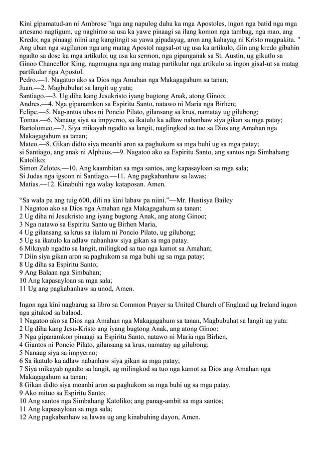 Cebuano - The Apostles' Creed.pdf