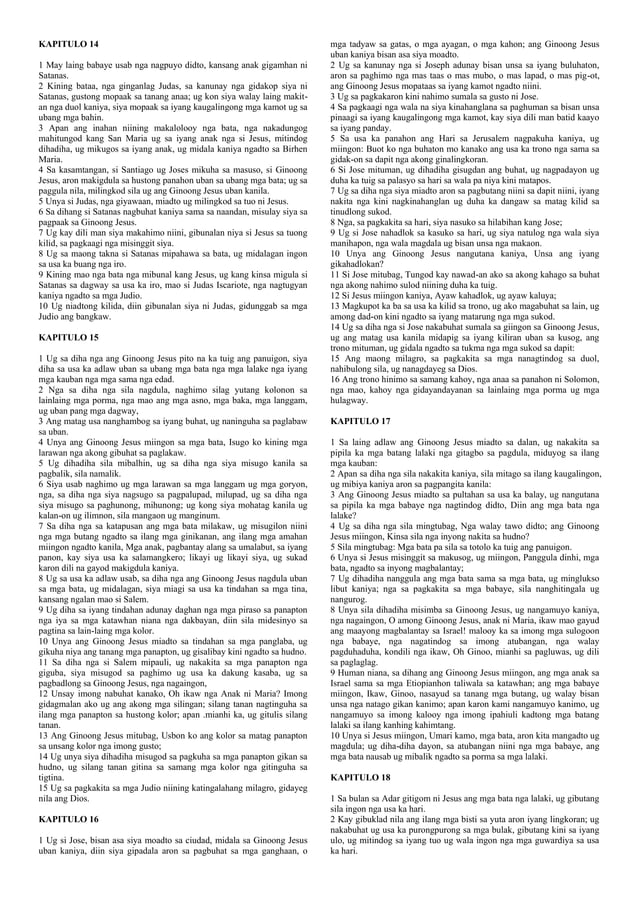 Cebuano - The First Gospel of the Infancy of Jesus Christ.pdf