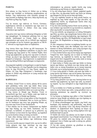 Cebuano - The Story of Ahikar the Grand Vizier of Assyria.pdf
