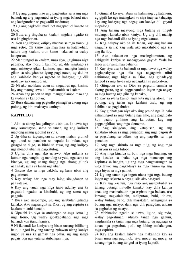 Cebuano - Wisdom of Solomon.pdf
